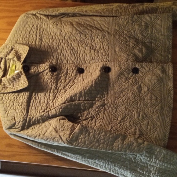 Sigrid Olsen | Jackets & Coats | Sigrid Olsen Green Quilted Jacket ...